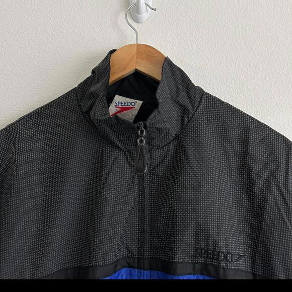 Speedo | Jackets & Coats | Vintage Reflective Speedo Lightweight Zip Up ...